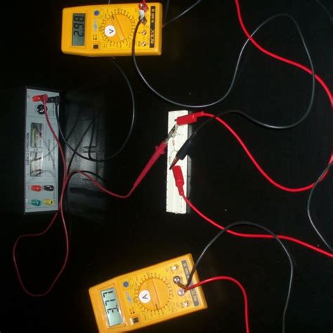 The First Series Parallel Configuration On The Breadboard Download Scientific Diagram