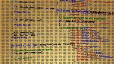 Programming Code Background Stock Footage Video Of Development Linux 91796534