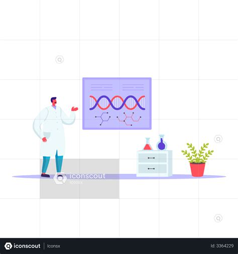 Doctor Presenting Dna Sequence Cloning And Recombination Animation By