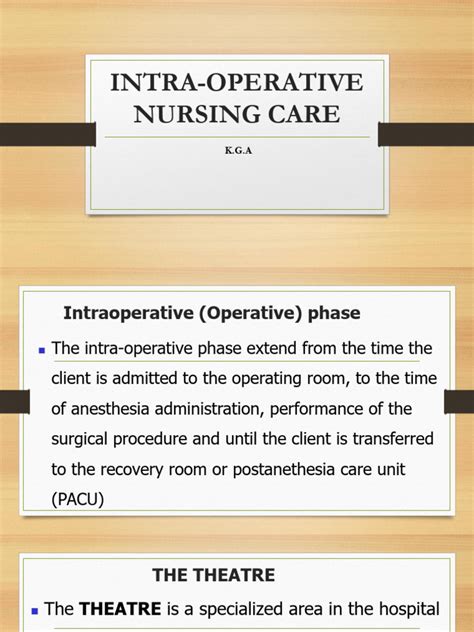 Intra Operative Nursing Care Pdf