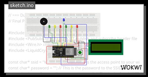 Traffic Light Wokwi Esp32 Stm32 Arduino Simulator