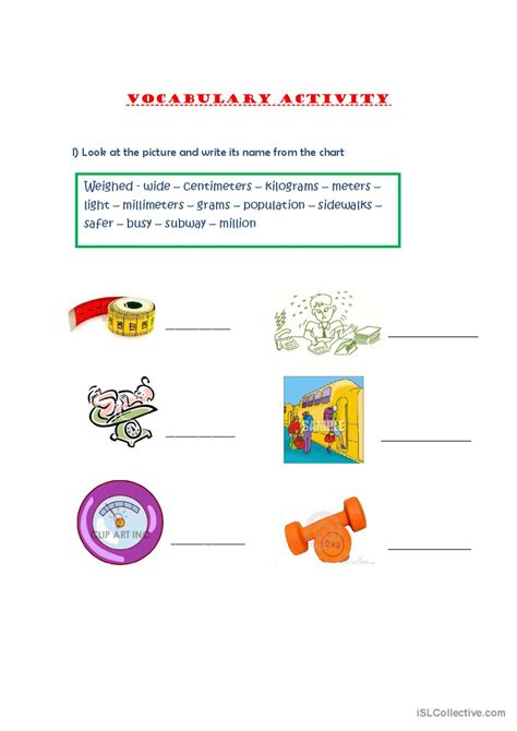 Vocabulary English Esl Worksheets Pdf And Doc