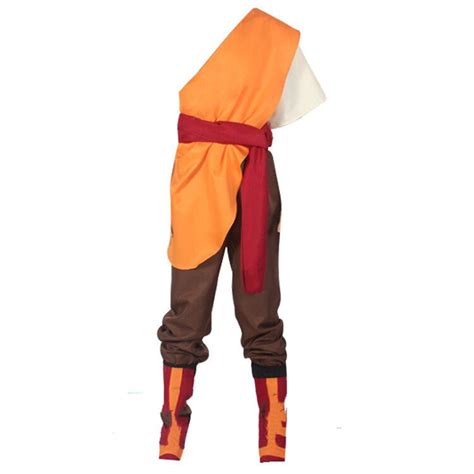 Avatar Aang Cosplay Anime Costume The Last Airbender Outfit For