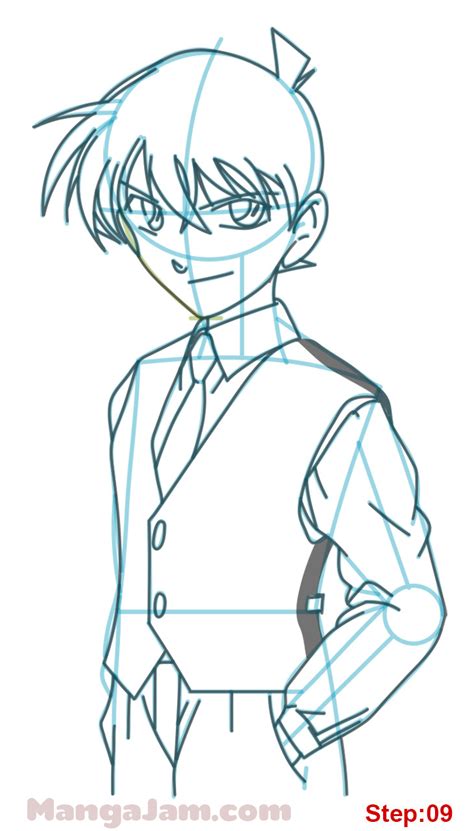 Detective Conan Drawing Easy Cute