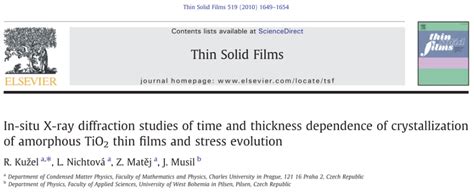 9 Application Crystallization Kinetics Of Amorphous TiO 2 Python For MSE