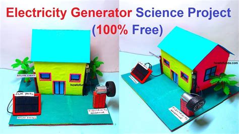 Free Electricity Generator Science Project Diy Experiment