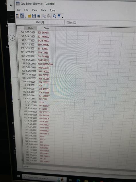 How To Remove Null Values And Destring My Close Values Rstata