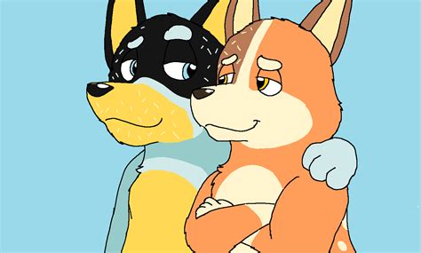 Bluey Bandit And Chilli Heeler By Xfangheartx On Deviantart