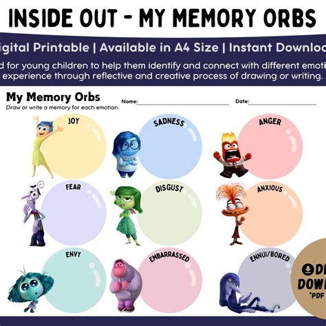 Inside Out Core Memory Ball Etsy