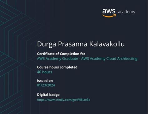 Kalavakollu Prasanna On Linkedin Aws Cloudarchitect