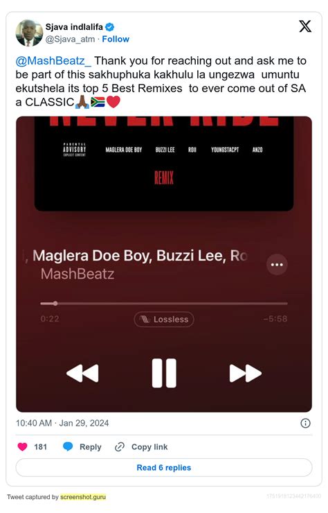 Sjava Exudes Gratitude To Mashbeatz Following Never Ride Remix