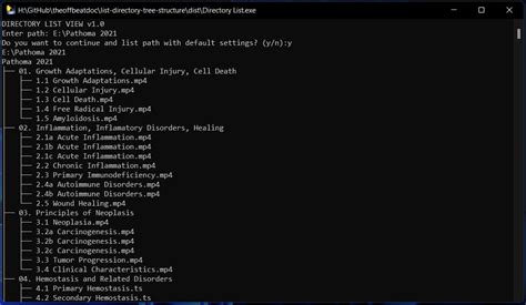 Github Theoffbeatdoclist Directory Tree Structure List Directory