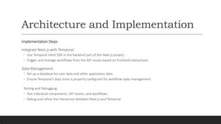 Inventory Management Using Temporal Workflow Engine Pptx Web Development Internet