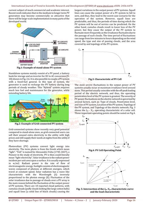Control Of Stand Alone Pv System Using Single Voltage Sensor Based Mppt Pdf