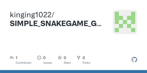 Github Kinging1022simplesnakegameguiwithtkinter