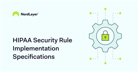 Hipaa Security Rule Implementation Specifications