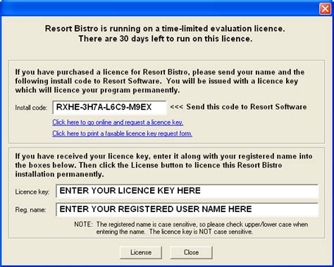 Appendicies Appendix B Dialog Boxes License Dialog