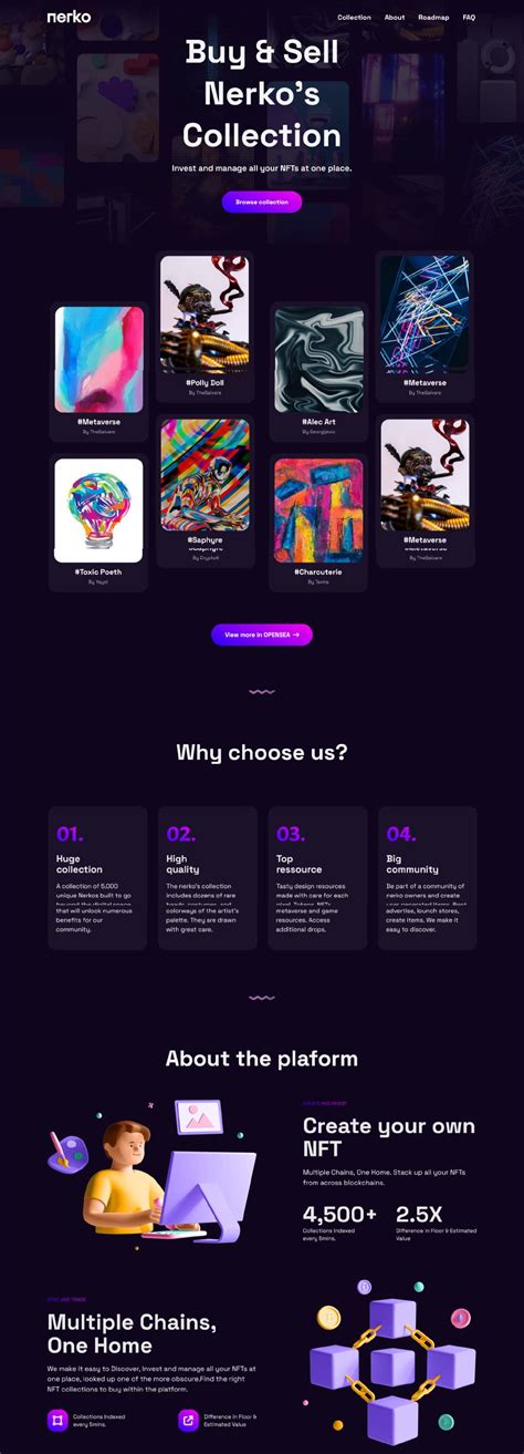 GitHub AmiraAlaa PortfolioTemplates Nerko Is A NFT Portfolio And Landing HTML Template That