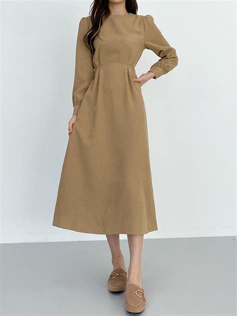 루미에르 당일출고fw원피스4color 호두 스웨이드 롱원피스가을원피스 겨울원피스 하객원피스 핀턱원피스 니트원피스 데님원피스 셔츠원피스 긴팔원피스 빅사이즈 트렌치