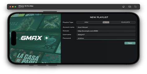 GMAX IPTV XTREAM Flutter App Android IOS MacOs Windows By Azul Mouad