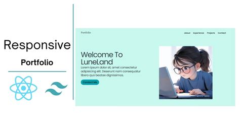 Create A Stunning Portfolio With React And Tailwind Css Beginner