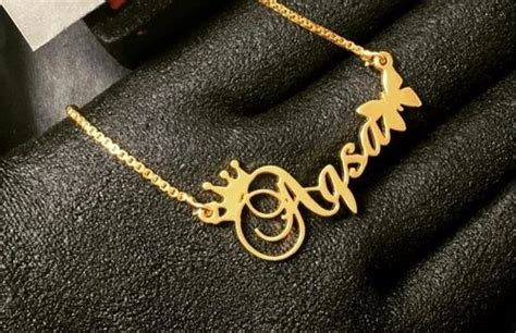 Customized Name Locket At ₹ 190 Piece Customised Name Pendant In Jabalpur Id 25577812991