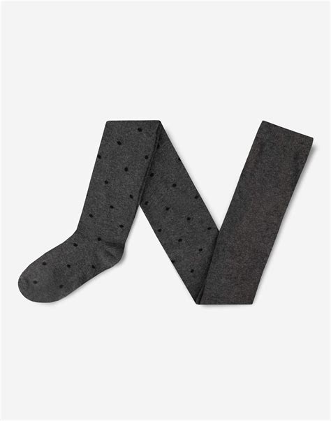 Темно серые колготки в горошек для девочки Ghs007676 2 купить по цене от 119 рублей с доставкой