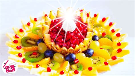 5 Красивых ФРУКТОВЫХ Нарезок на Праздничный Стол Готовим Дома Youtube