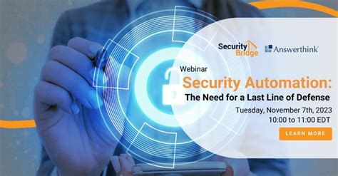 Securitybridge On Linkedin Webinar Sapsecurity Securityautomation