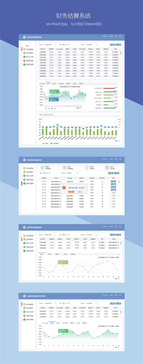 财务结算系统实习项目