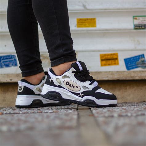 کتونی اوگی سفید مشکی کد 4646