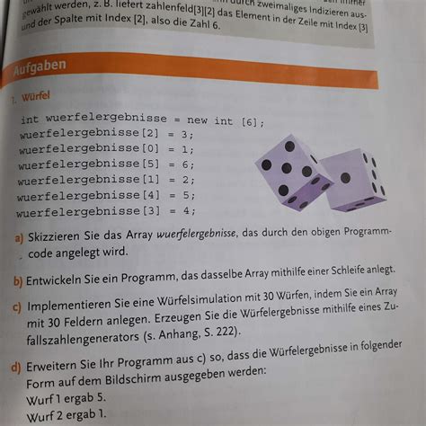 Ich Verstehe Informatik Array Aufgabe Nicht Schule Programmieren Hausaufgaben
