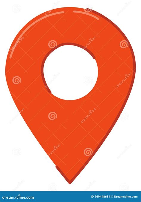 place pointer location globe earth icon editable line vector simple isolated single sign