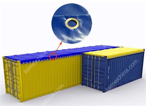 헤비 듀티 오픈 탑 컨테이너 커버 타포린