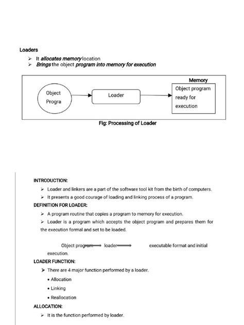 Basic Functions Of Loader Pdf