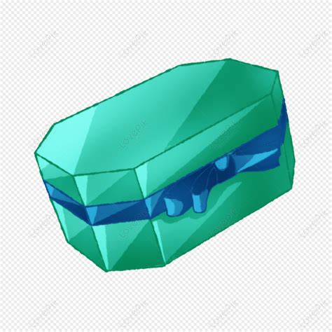 파란색 녹색 활 선물 상자 Png 일러스트 무료 다운로드 Lovepik