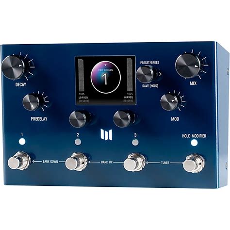 Meris Mercuryx Modular Reverb System Effects Pedal Deep Blue Guitar Center