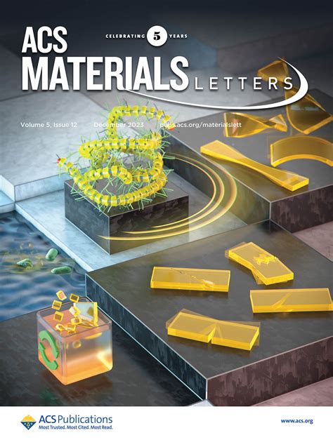 論文雑誌「acs Materials Letters」のカバーピクチャーを制作しました[東京大学] 株式会社アートアクション