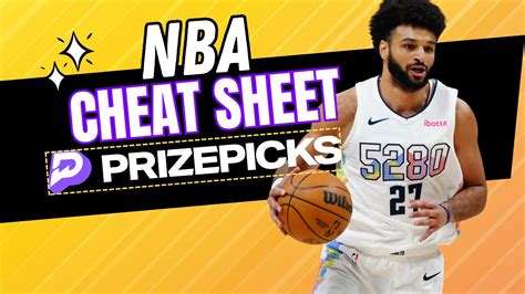 Prizepicks Cheat Sheet Today Nba Picks Denver Stiffs