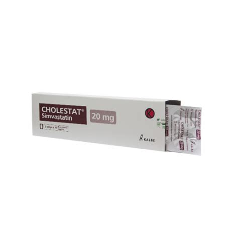 Cholestat 20 Mg 10 Kaplet Manfaat Kandungan Dosis Dan Efek Samping