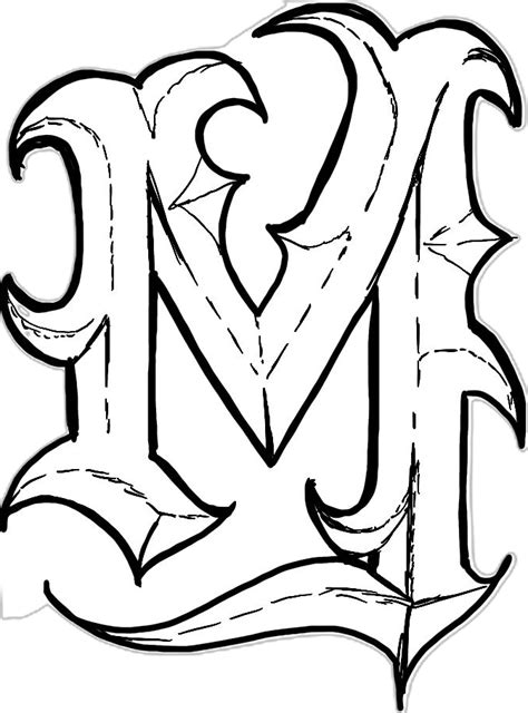 Graffiti Letter M