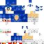 Tripolar Sonic The Hedgehog Minecraft Skin