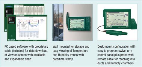 Extech Rh520a Humidity And Temperature Chart Recorder Obiat Electronics