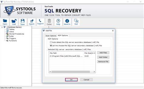 Sql Repair Tool For Corrupt Mdf Ndf Database Recovery Free Demo