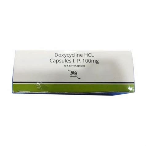 Mg Doxycycline HCL Capsules At Rs Box Doxycycline Tablet In Ahmedabad ID