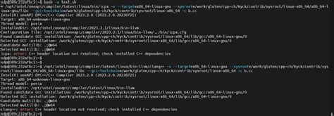 Icpx Error C Header Location Not Resolved Check Installed C Dependencies Intel Community