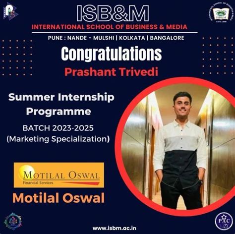 Prashant Trivedi On Linkedin Delighted To Share That Ive Been Selected For A Summer Internship At