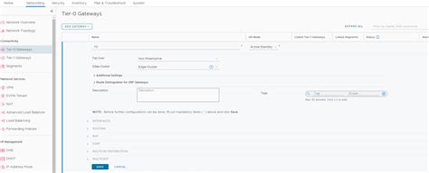 Add A Tier 0 Gateway Khoshraftar Com