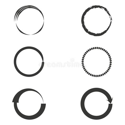 Circle Node Icon Connection Point Symbol Vector Hub Graphic Black