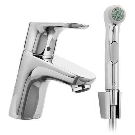 Hansgrohe Focus, Смеситель для раковины с гигиеническим душем, Цвет ...